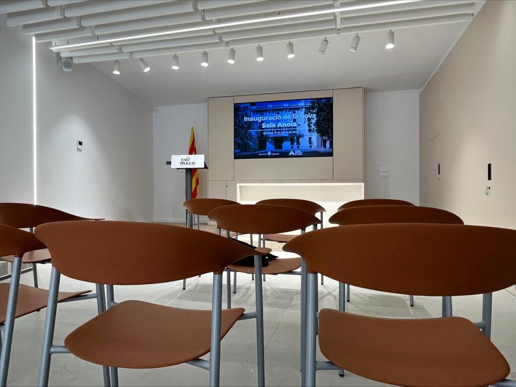 S’inaugura la Sala Anoia, un espai polivalent que culmina l’edifici de ...